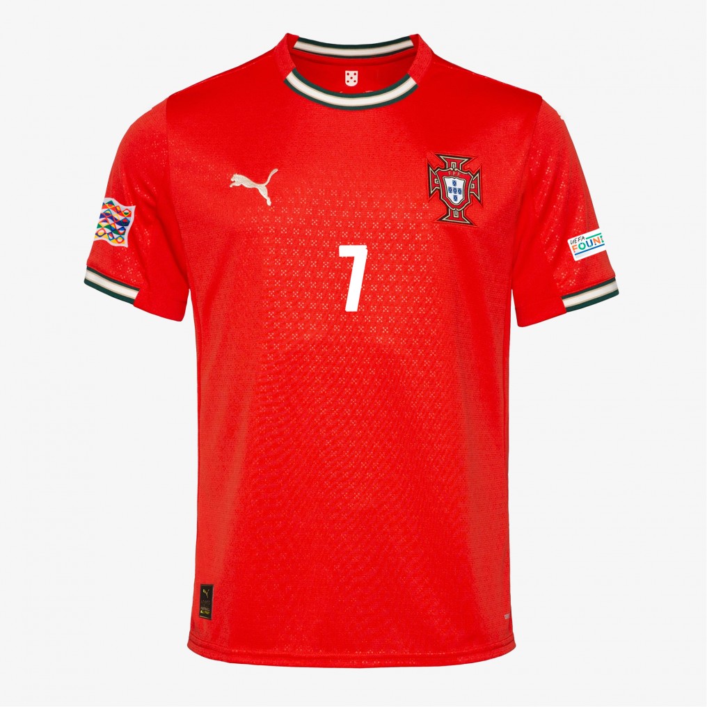 Portugal FPF 2025 Home Shirt - Ronaldo - 25000CR7-HOME - Força Portugal